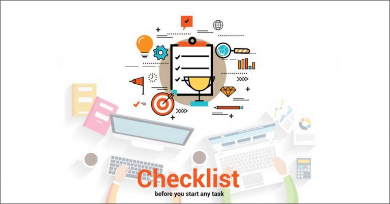 Your Checklist Before you Start any Task - Blog